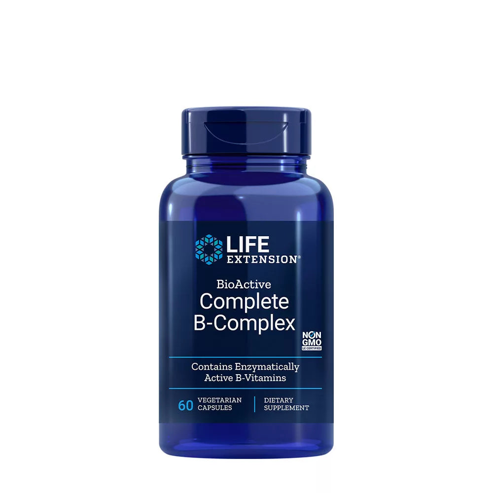 LIFE EXTENSION BIOACTIVE COMPLETE B-COMPLEX (60 VEGETARIAN CAPSULES ...