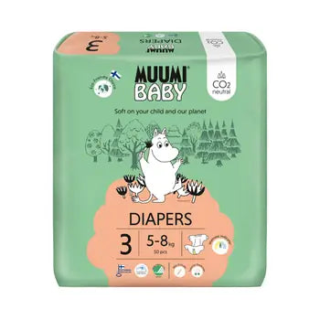 Muumi Baby 3 Midi 5–8 kg Eco diapers 50 pcs – My Dr. XM