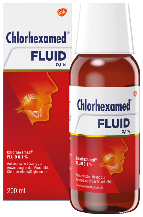 Chlorhexamed Fluid 0.1% active mouth and throat antiseptic - 200 ml ...