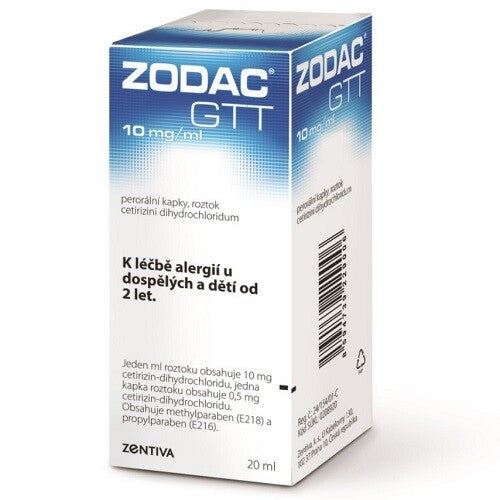 Zodac GTT oral drops, 20 ml solution – My Dr. XM