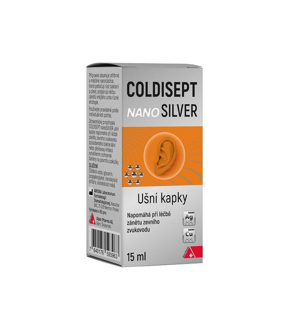 Coldisept nano Silver ear drops 15 ml – My Dr. XM