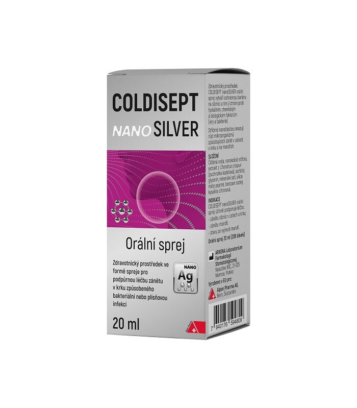 Coldisept nano Silver oral spray 20 ml – My Dr. XM