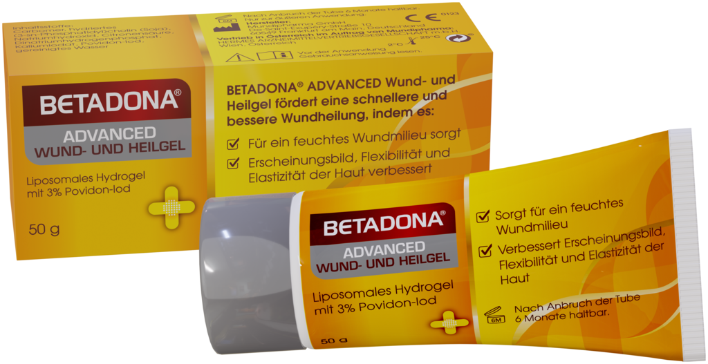 Betadona Advanced wound healing gel 50 g – My Dr. XM