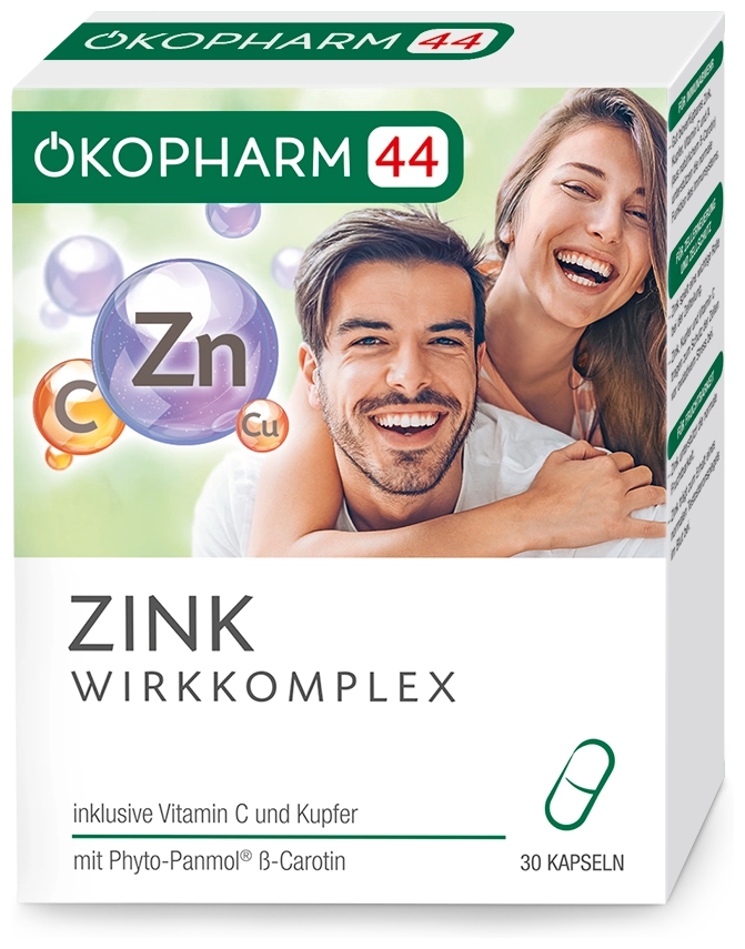 Ökopharm44 zinc active complex 30 capsules – My Dr. XM