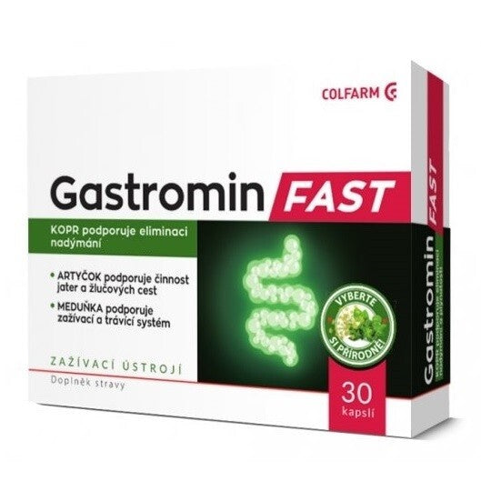 Colfarm Gastromin FAST 30 capsules – My Dr. XM