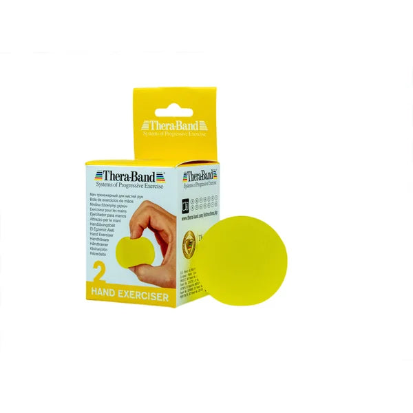 Thera-Band Hand Exerciser - hand strengthener gel ball, yellow - weak ...