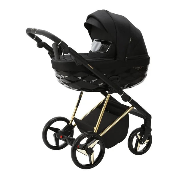 ADAMEX Quantum Special Edition Black/Gold Combination Stroller – My Dr. XM