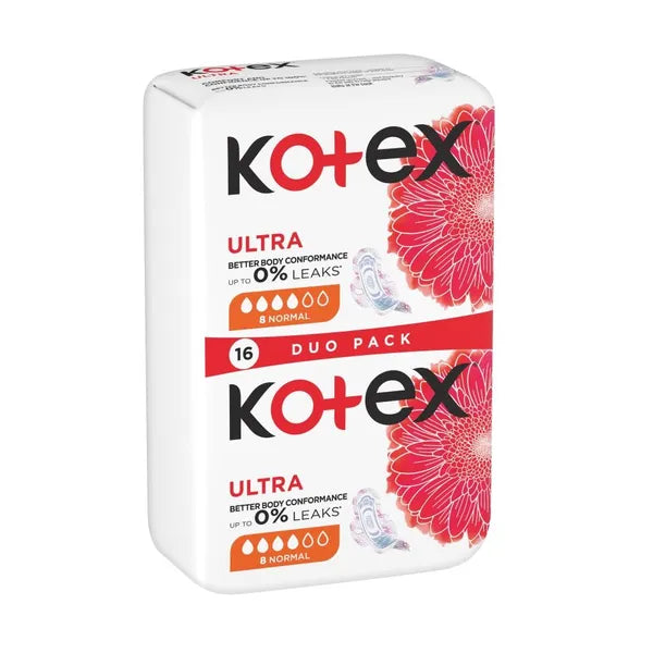 Kotex Ultra Normal Duo pads 5 packs x 16 pcs – My Dr. XM