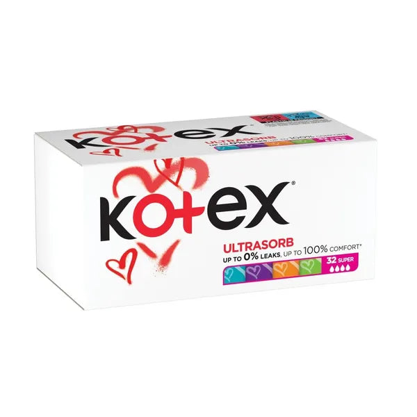 Kotex Ultra Sorb Super tampons 5 packs x 32 pcs – My Dr. XM