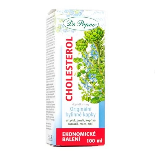 Dr. Popov Cholesterol herbal drops 100 ml – My Dr. XM