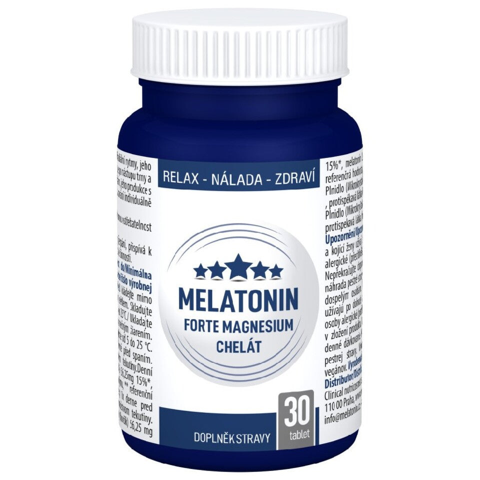 Clinical Melatonin Forte Magnesium chelate 30 tablets – My Dr. XM