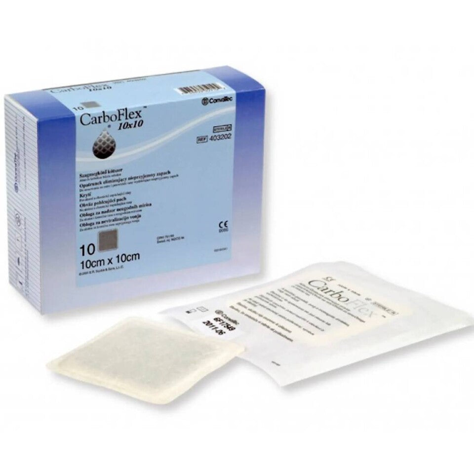 CARBOFLEX 10 X 10 cm, CARBON Wound COVER 10 pcs – My Dr. XM