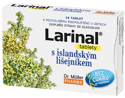 Dr. Müller Larinal with Icelandic lichen 16 tablets – My Dr. XM