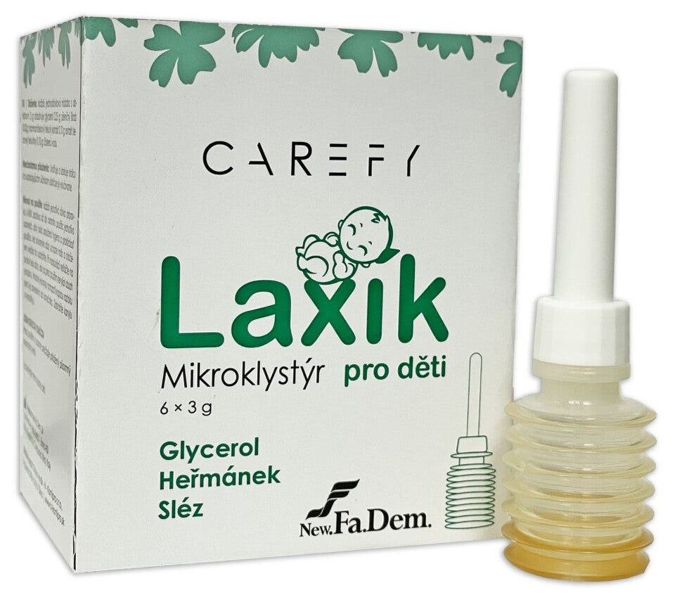 CAREFY Laxik Laxative micro enema for children 6x3g – My Dr. XM
