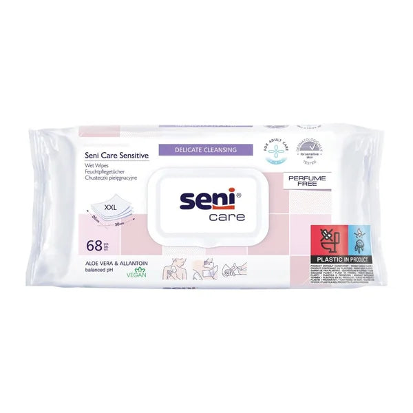 Seni care Wet wipes Sensitive 68 pcs – My Dr. XM