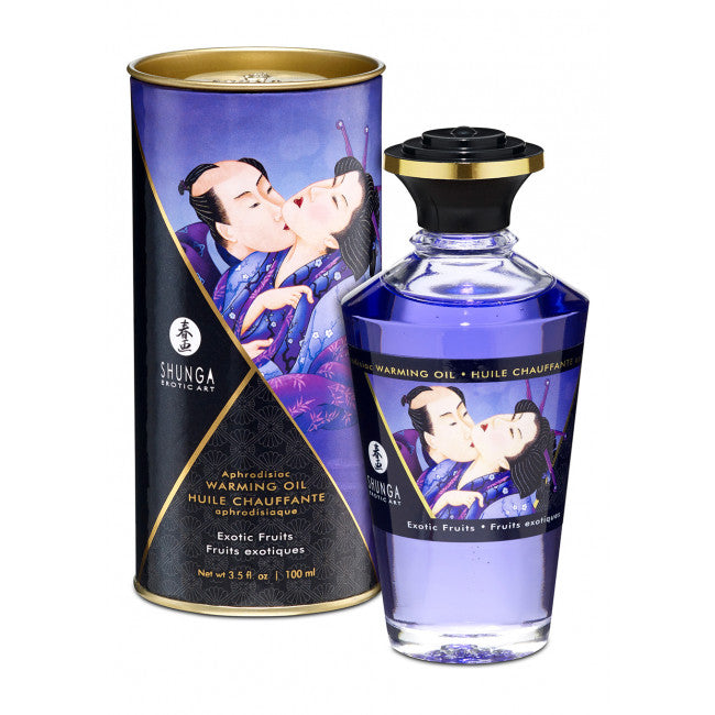 Shunga Aphrodisiac Warming Oil Exotic Fruits 100ml – My Dr. XM