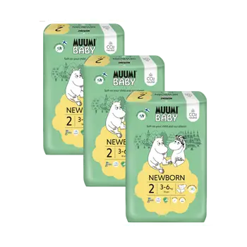 Muumi Baby 2 Newborn 3–6 kg - 174 pcs – My Dr. XM
