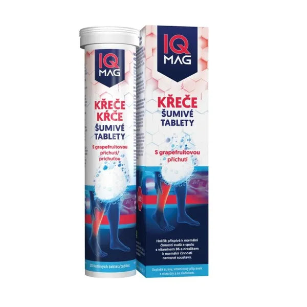 IQ Mag Cramps grapefruit 20 effervescent tablets – My Dr. XM