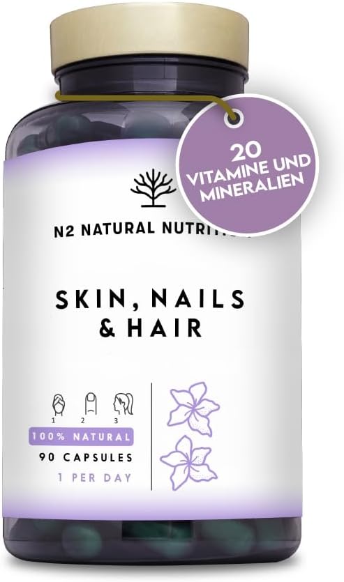 N2 Natural Nutrition Skin Hair Nails 90 capsules – My Dr. XM