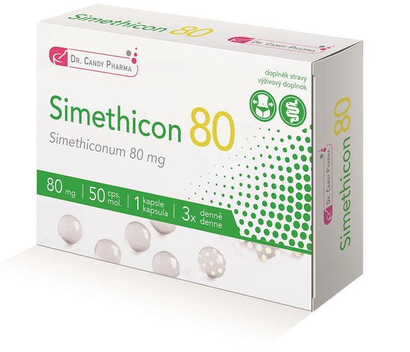 Dr.Candy Pharma Simethicon 80 mg 50 capsules – My Dr. XM