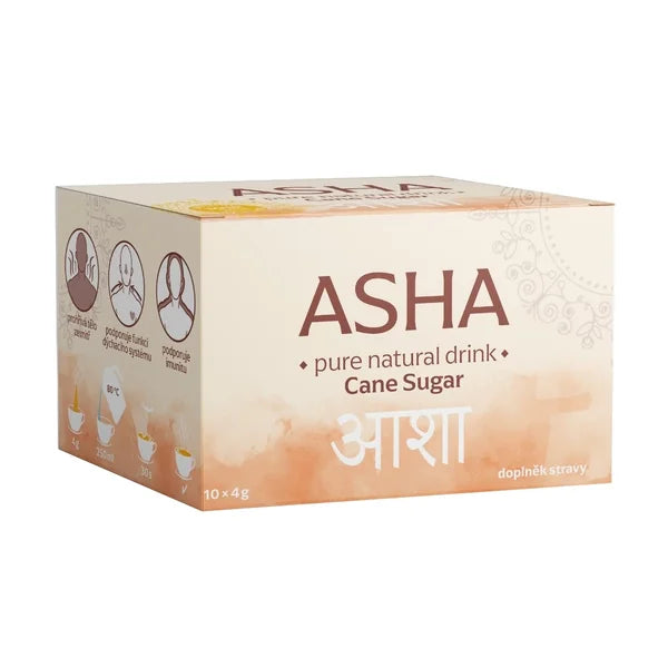 Asha Pure Natural Drink Cane sugar 10x4 g – My Dr. XM