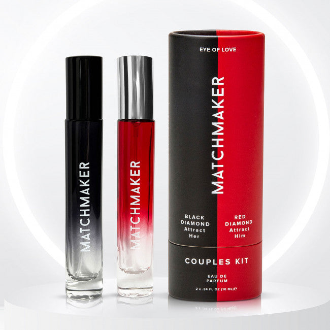Matchmaker Pheromone Parfum Couples Kit Black & Red Diamond 2x10ml – My ...