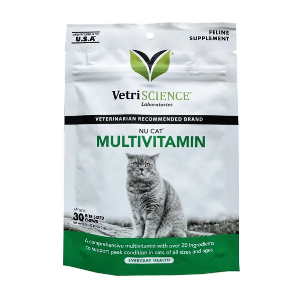VetriScience Nu Cat Multivitamin 30 pcs – My Dr. XM
