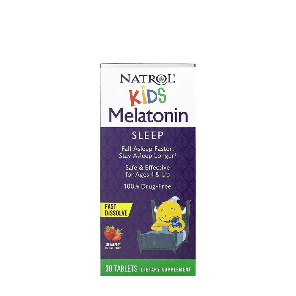 NATROL KIDS MELATONIN (30 TABLETS, STRAWBERRY) – My Dr. XM