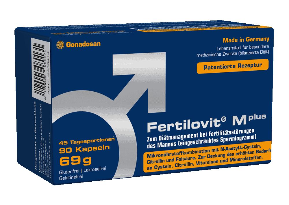 FERTILOVIT® M plus - MICRONUTRIENTS FOR BETTER SPERM 90 capsules – My ...