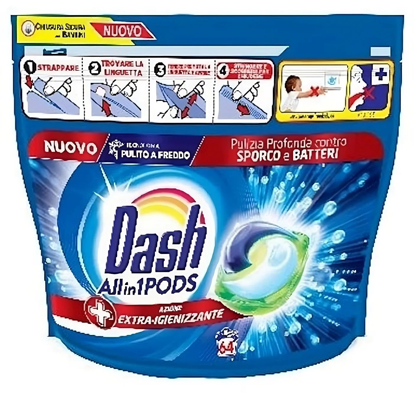 DASH All-in-1 Laundry Detergent Pods 64 pcs – My Dr. XM