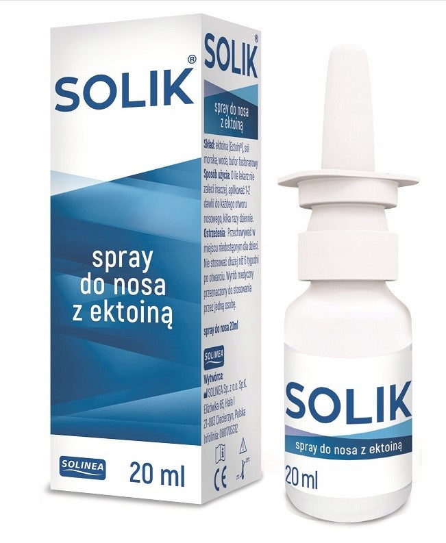 SOLIK nasal spray with ectoine 20 ml – My Dr. XM