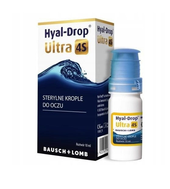 Bausch+Lomb Hyal-Drop Ultra 4S eye drops 10 ml – My Dr. XM