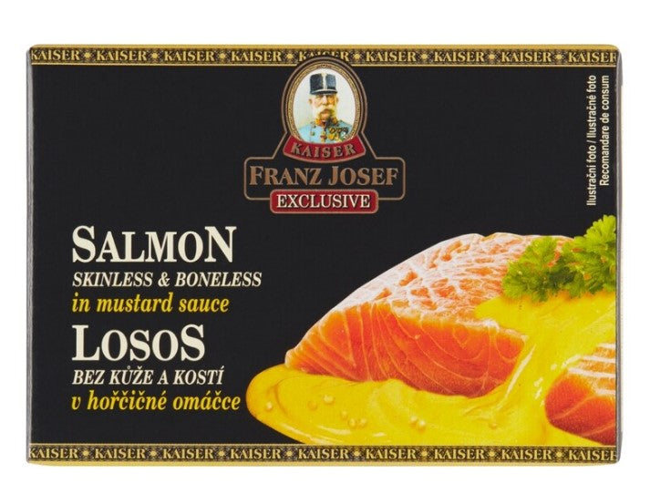 Franz Josef Kaiser Salmon in mustard sauce 3 x 55g – My Dr. XM