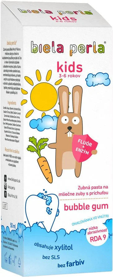 WHITE PEARL Kids Toothpaste Bubble Gum 50 ml – My Dr. XM