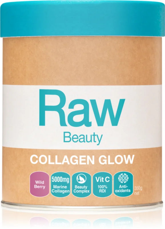 Amazonia Raw Beauty Collagen Glow Wild Berry Flavored powder drink 350 ...