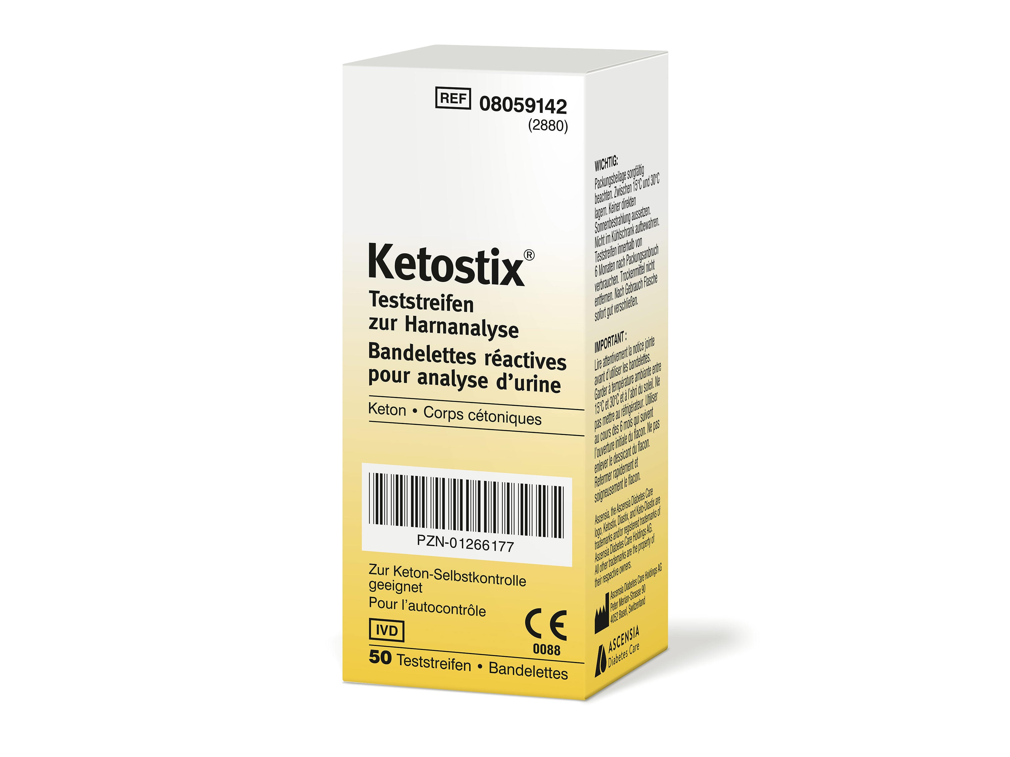 Ascensia Ketostix Urine test strips 50 pcs – My Dr. XM