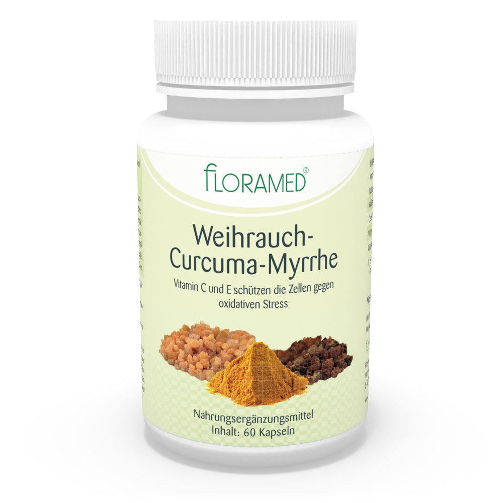 Floramed Frankincense-Curcuma-Myrrh 60 Capsules – My Dr. XM