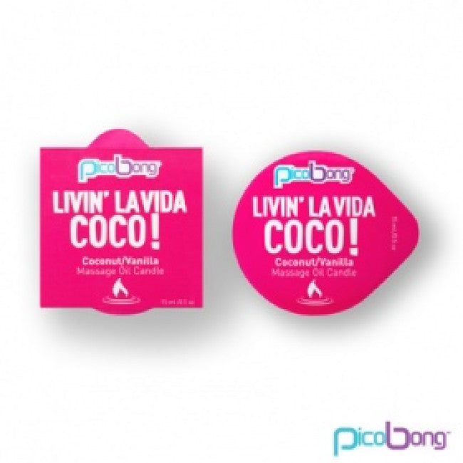 PicoBong Coconut & Vanilla Massage Candle 15 ml – My Dr. XM