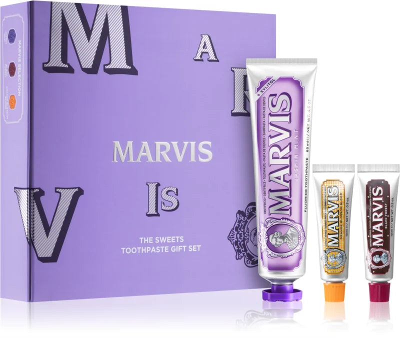 Marvis Flavor Collection The Sweets toothpaste 3 pcs gift set – My Dr. XM