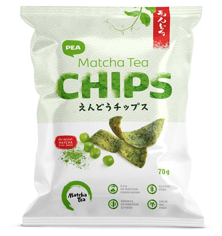 Matcha Tea Pea chips protein chips 70 g – My Dr. XM