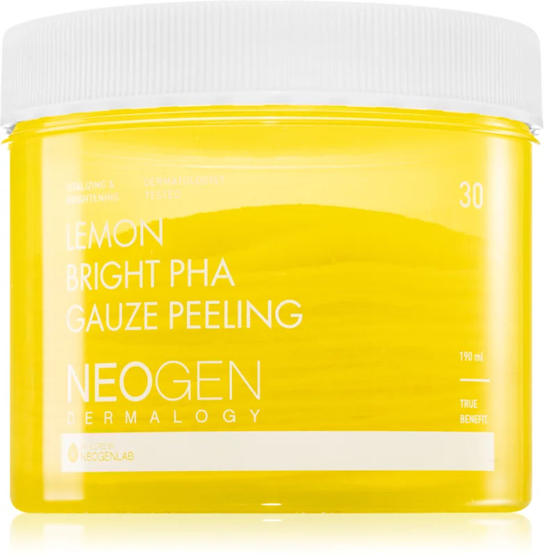 Neogen Dermalogy Clean Beauty Gauze Scrub Lemon Bright PHA 30 pcs – My ...