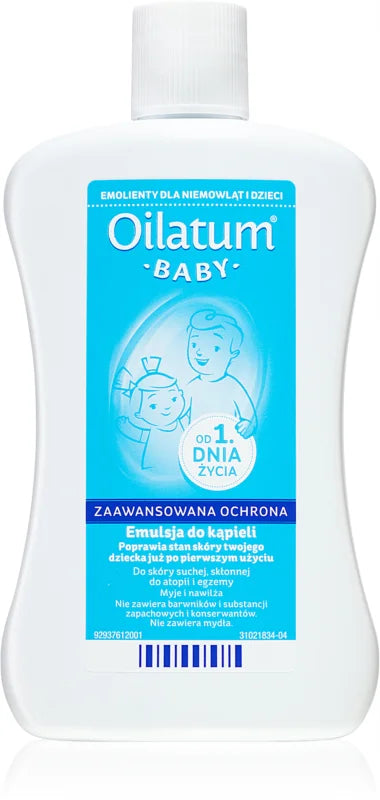 Oilatum Baby bath emulsion for dry to atopic skin 250 ml – My Dr. XM