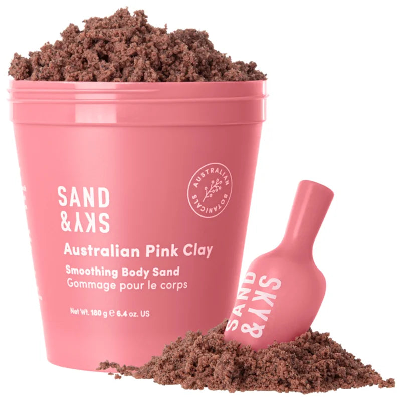Sand & Sky Australian Pink Clay Smoothing Body Sand 180 g – My Dr. XM