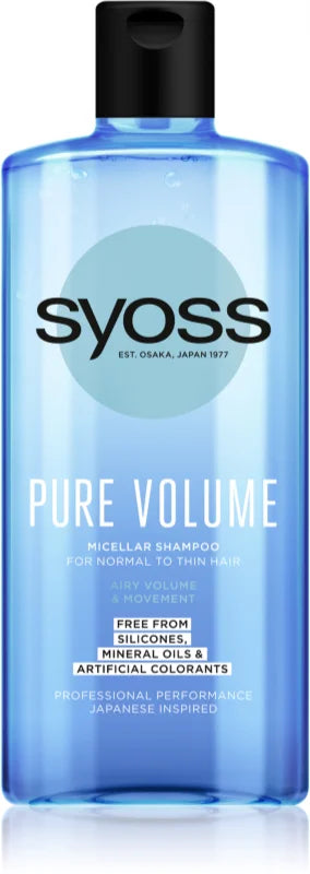 Syoss Pure Volume micellar shampoo 440 ml – My Dr. XM