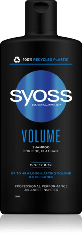 Syoss Volume shampoo 440 ml – My Dr. XM