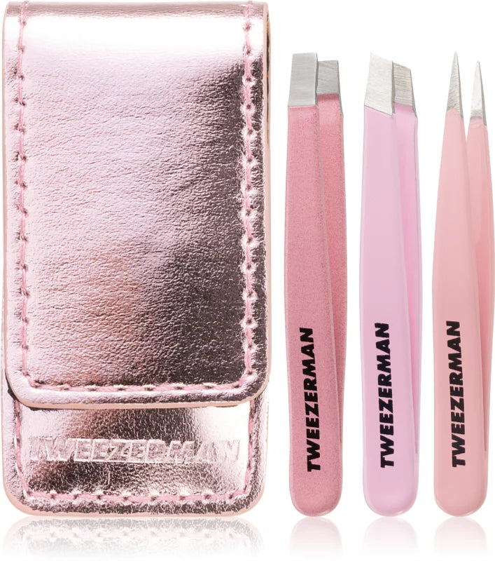 Tweezerman Micro Mini eyebrow shaping set + case – My Dr. XM