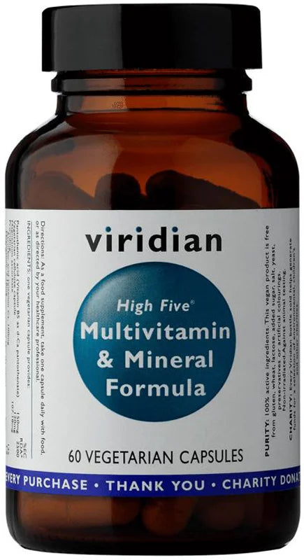 Viridian Nutrition High Five® Multivitamin & Mineral Formula – My Dr. XM