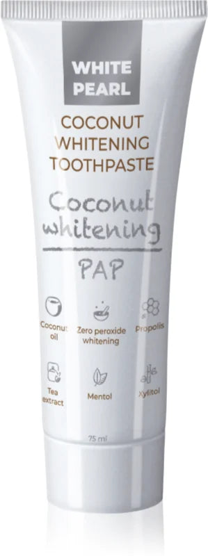 White Pearl PAP Coconut Whitening toothpaste 75 ml – My Dr. XM