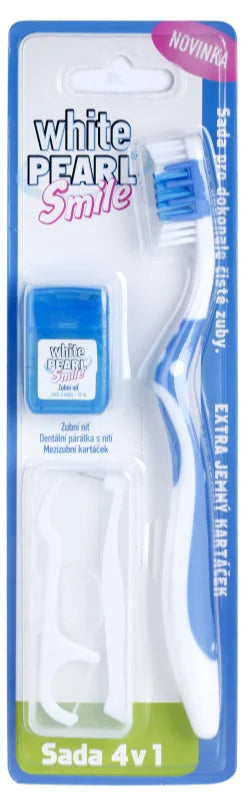 White Pearl Smile set for perfectly clean teeth 4 pcs – My Dr. XM