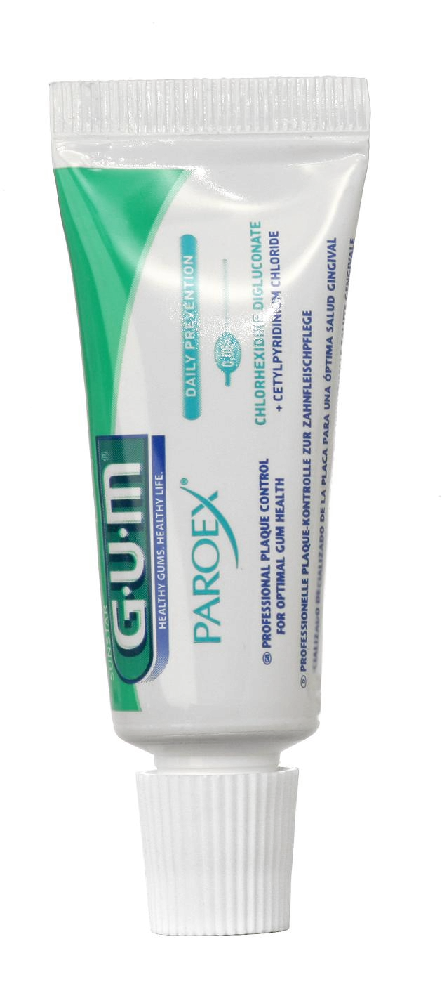 GUM PAROEX toothpaste (CHX 0.06% + CPC 0.05%), 3 x 12 ml – My Dr. XM